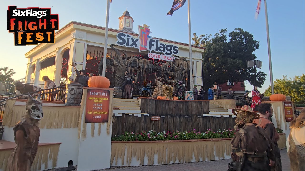 The Awakening Six Flags Over Texas Fright Fest 2025 Multi Angle Full ...