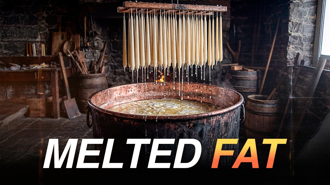 Wax or Tallow? 18th-Century Lighting Technology - YouTube