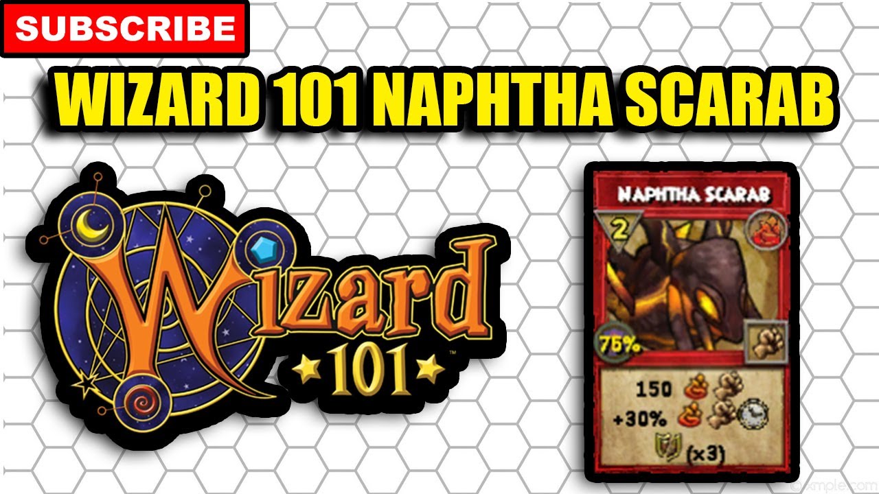 Wizard 101 - Naphtha Scarab - YouTube