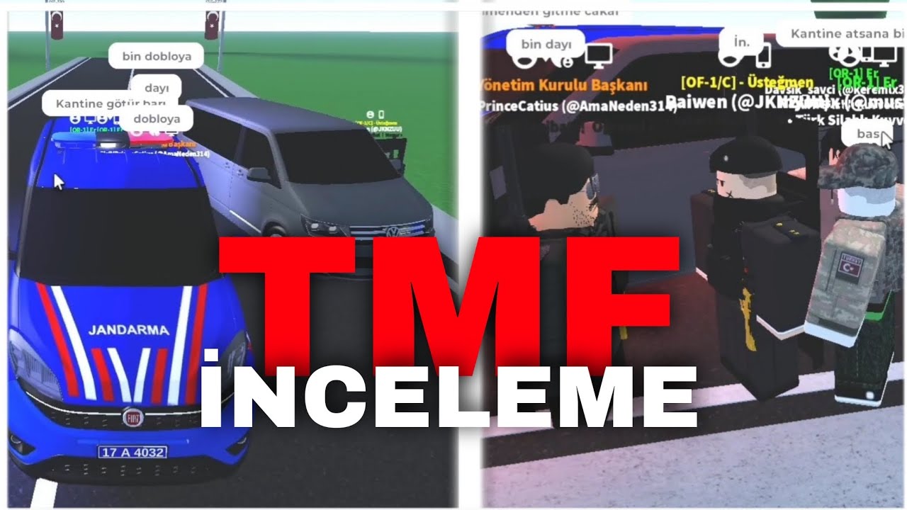 BTF ADALET BAKANI İLE TMF İNCELEME | Roblox Asker Oyunu - YouTube