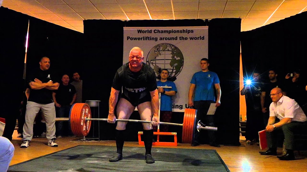 Colin Robinson 320kg Raw Deadlift, World Champion Holland 2013 - YouTube