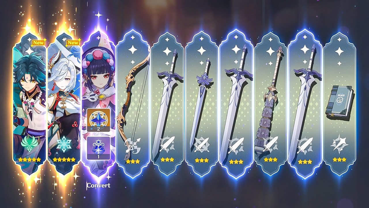 Wishing for SHENHE PULL XIAO PULL Genshin Impact - YouTube