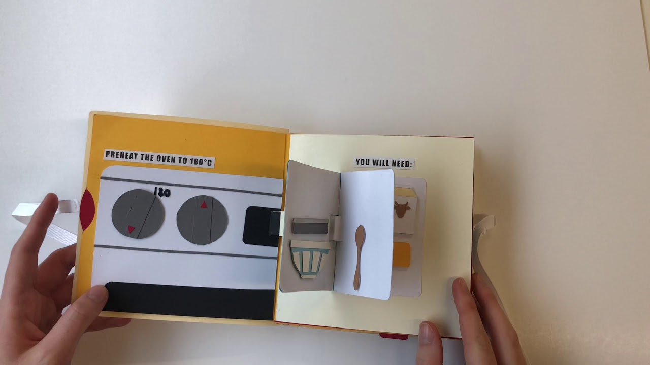 Pop Up Recipe Book - YouTube