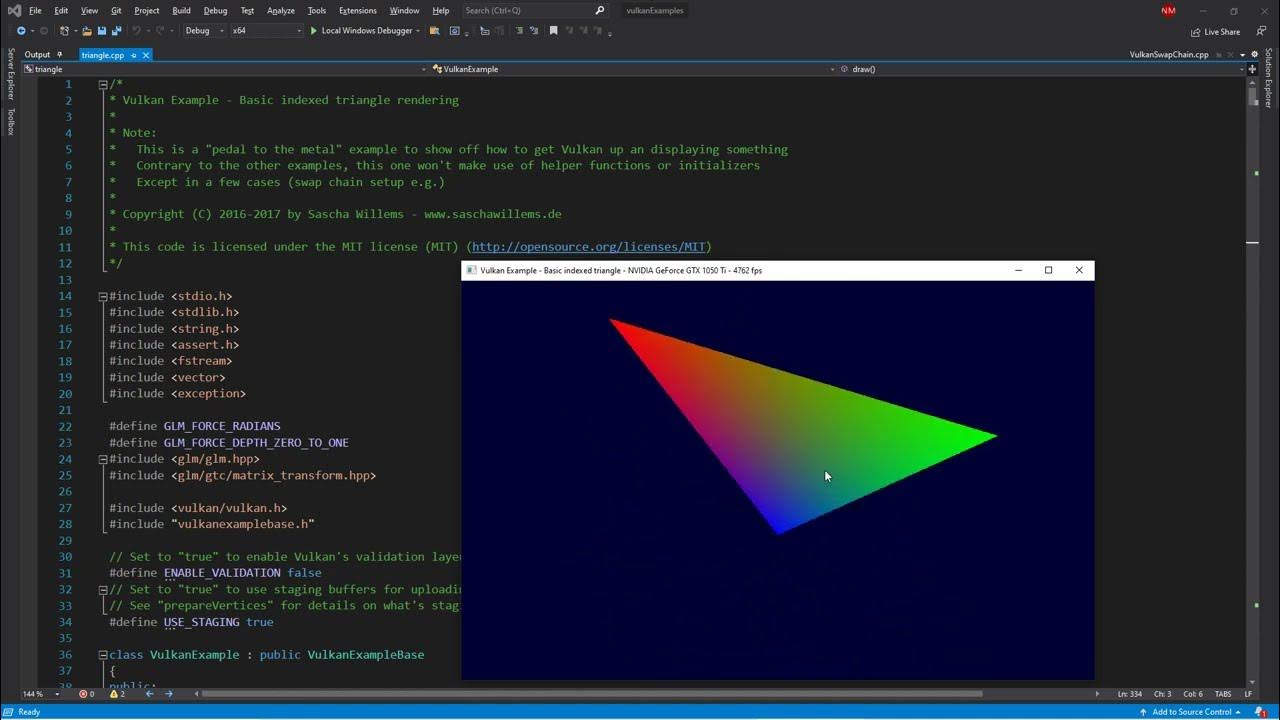 VULKAN API DISCUSSION | triangle.cpp PART 2 | Semaphores | Computer Graphics | Cuda Education ...