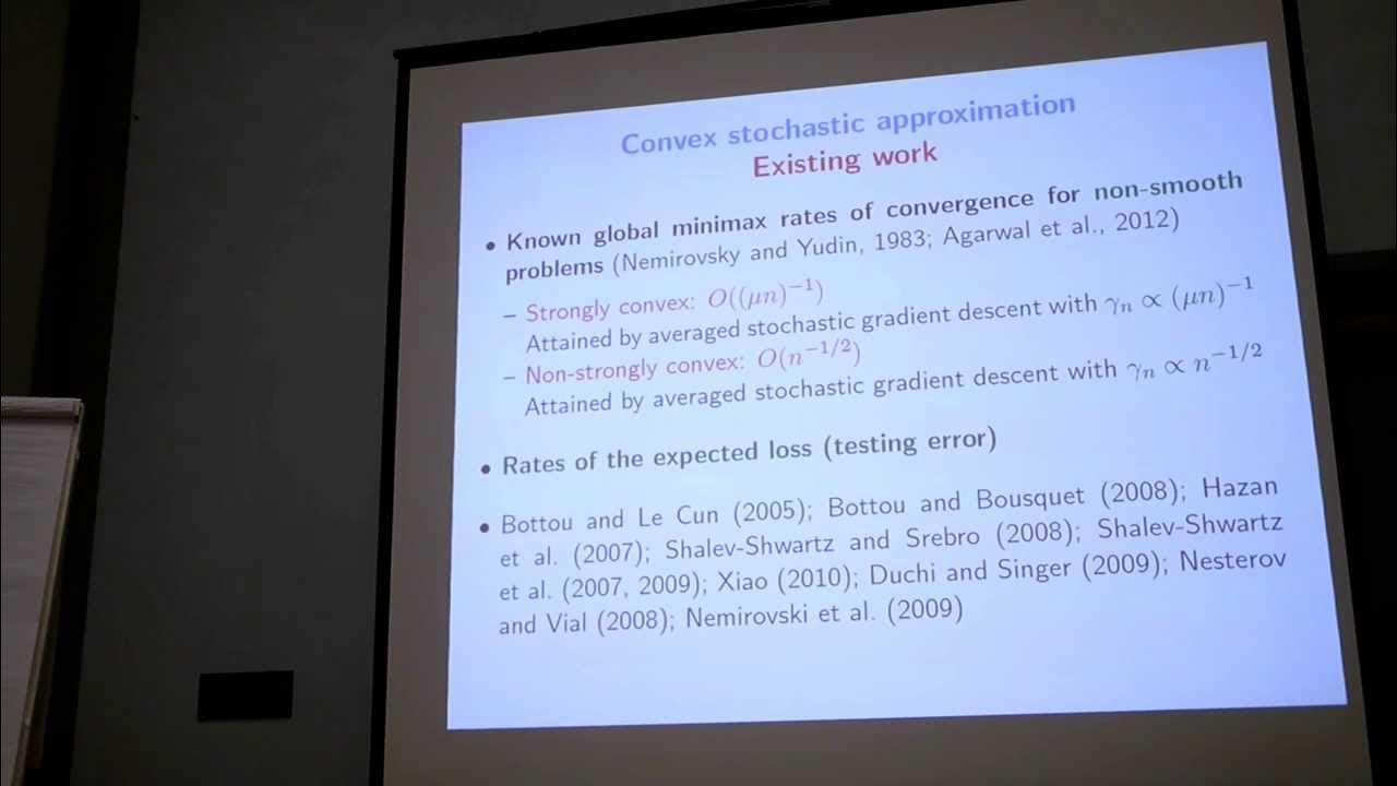 NIPS Randomized Algorithms - Francis Bach: Minimizing finite sums with stochastic average ...
