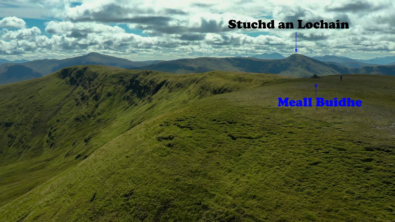 Up two Munros from the "right" dam this time (Stuchd an Lochain and ...