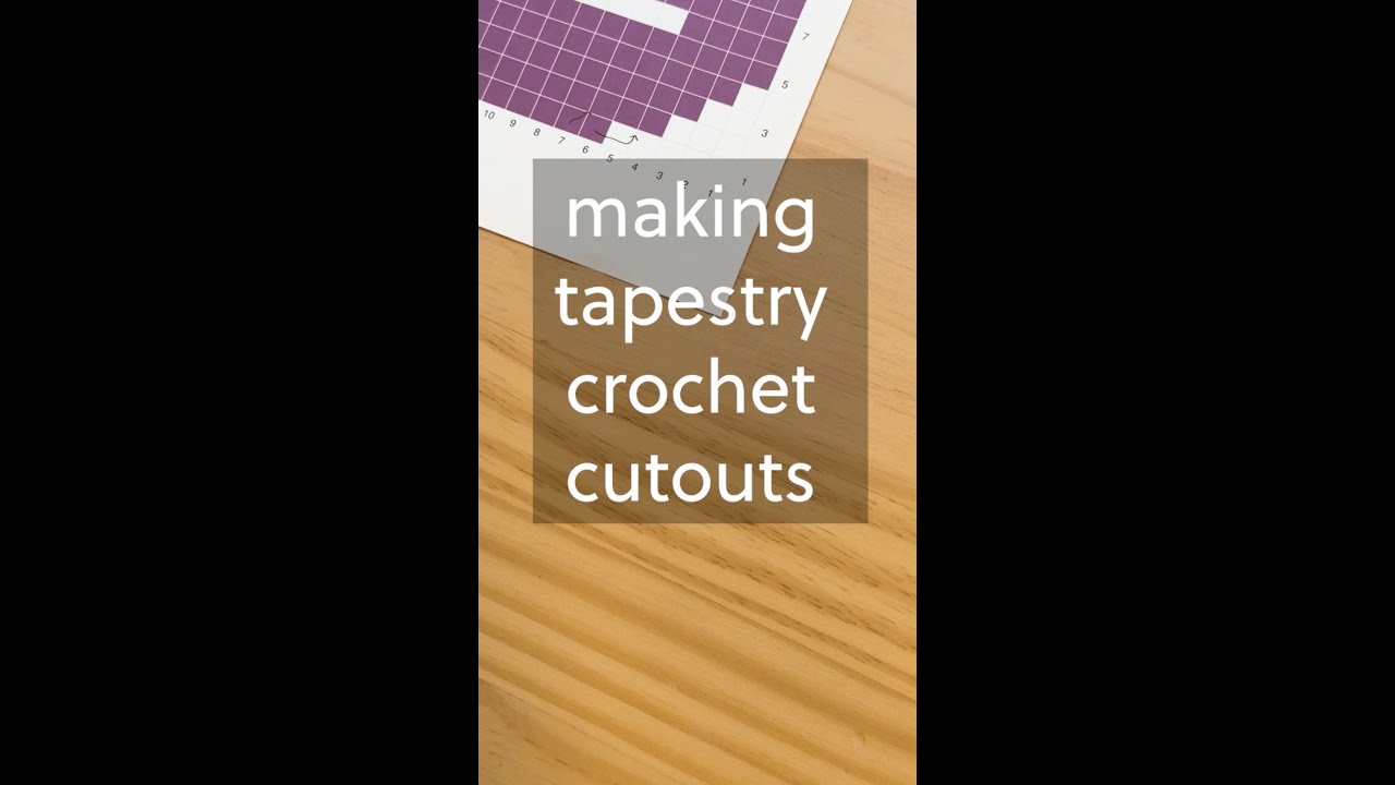 Crocheting Tapestry Crochet Cutouts - YouTube