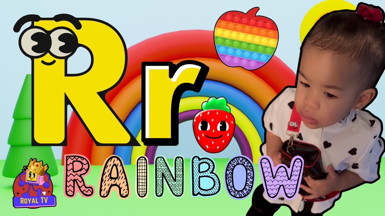 THE LETTER R / ABC Song / R for Red / Shapes Song / English / Little ...