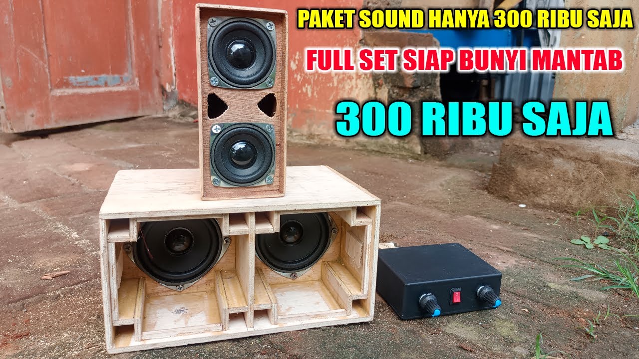 PAKET SOUND MINIATUR HANYA 30O RIBU SAJA FULL SET SIAP BUNYI - YouTube