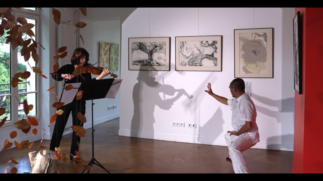 Exposition ENCRE CIEL et TERRE - Performance Master Liu Deming et ...