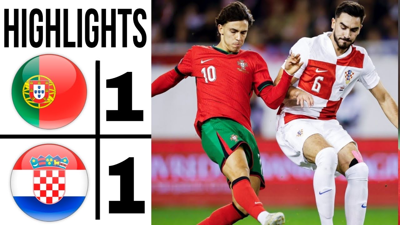 🔴 Portugal vs Croatia (1-1) Portugal Hrvatske Extended HIGHLIGHTS | Cr ...