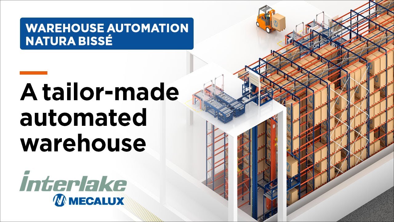 Automated warehouse built in a 26-foot-deep pit - YouTube