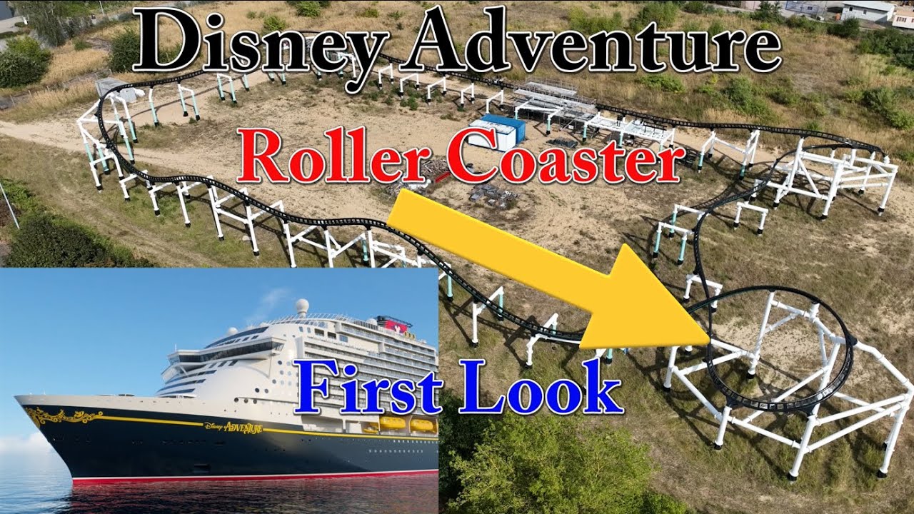 NEW | Exclusive Reveal DISNEY ADVENTURE Roller Coaster - The First on a ...