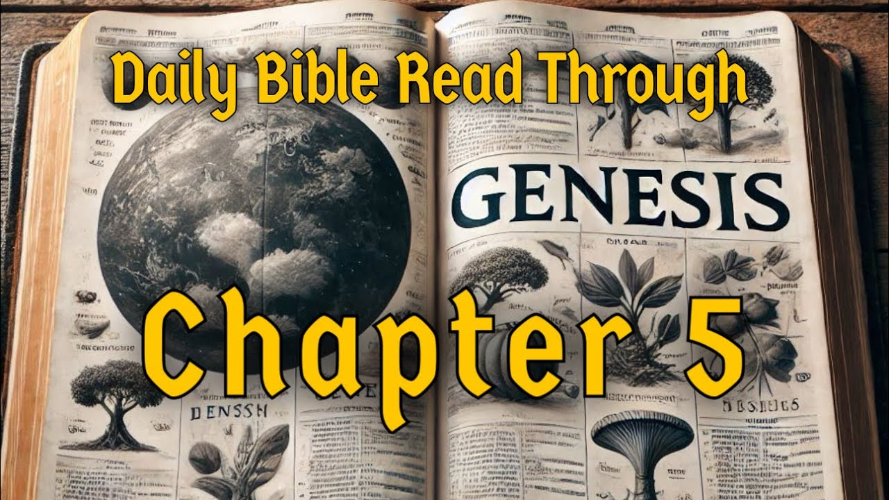Genesis Ch. 5. Chapter a day daily Bible read through. - YouTube