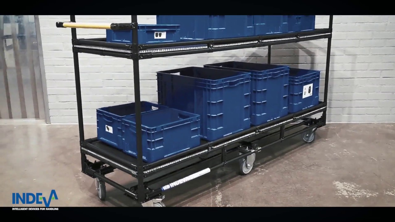 Order picking Trolley - YouTube