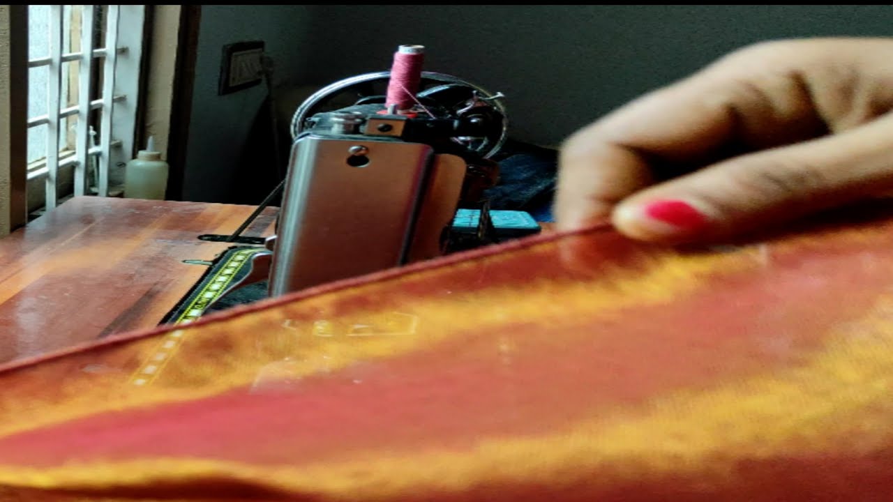 #How to stich saree pico to beginners||easy method to stichting pico ...