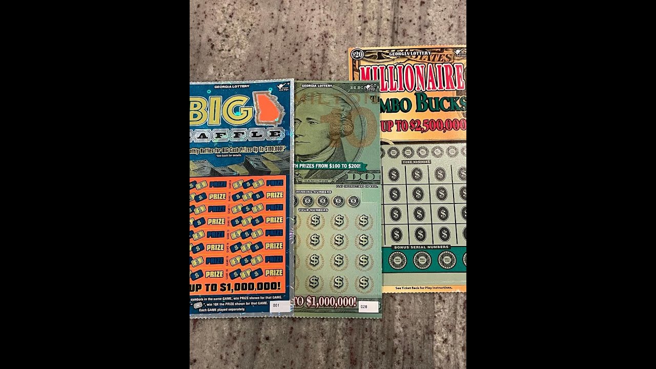Georgia Lottery scratcher session with Millionaire Jumbo Bucks, Big ...