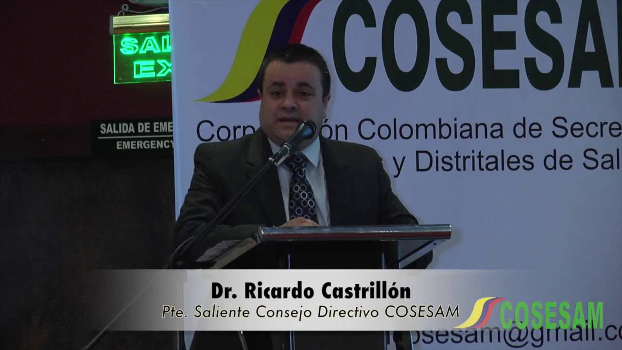 Dr. Ricardo Castrillon Presidente saliente de COSESAM - YouTube