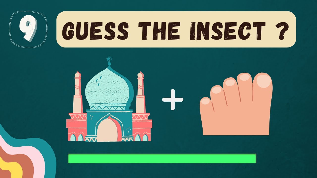 GUESS THE INSECT BY EMOJIS | Insect Challenge | Tricky Treats | - YouTube