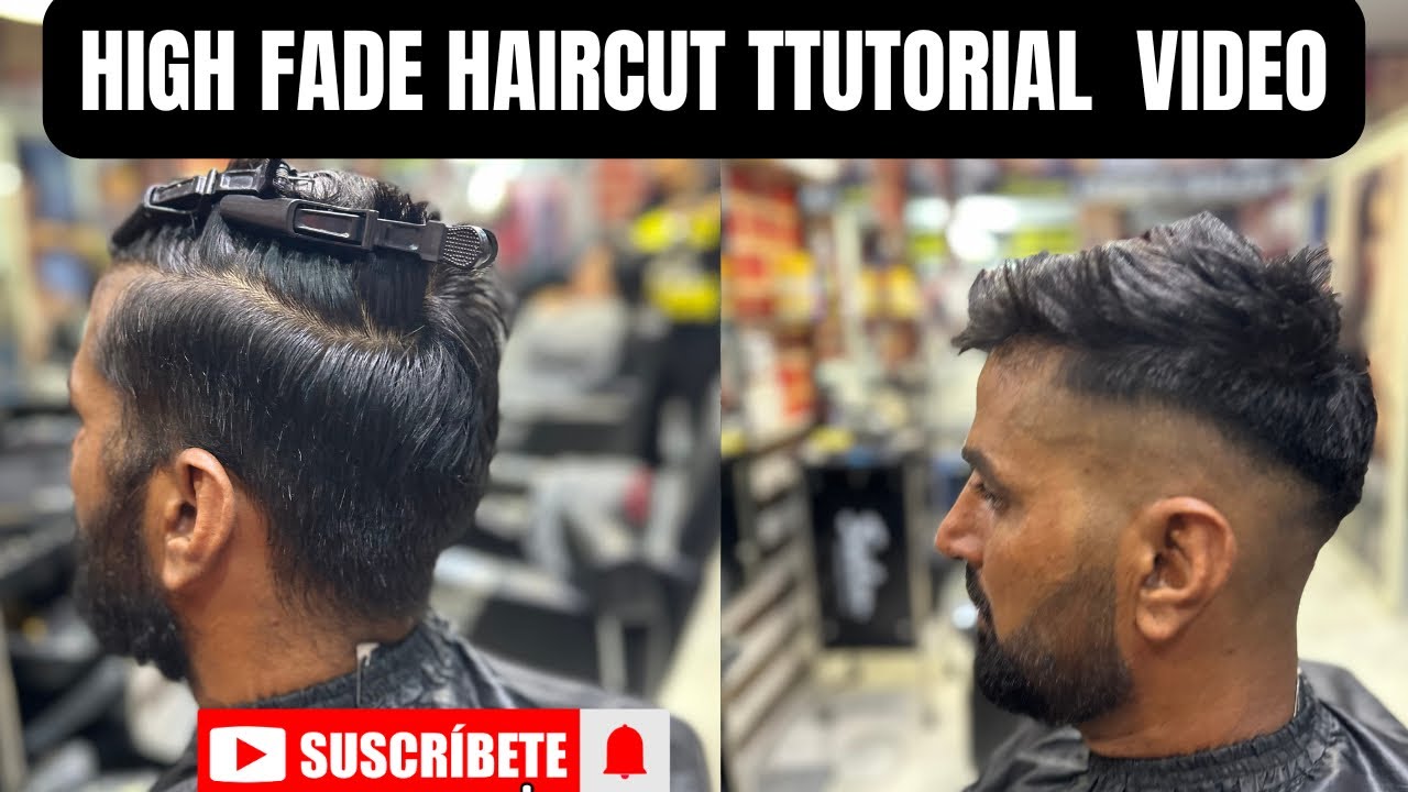 How to do HIGH FADE HAIRCUT TUTORIAL VIDEO / easy way step by step ...