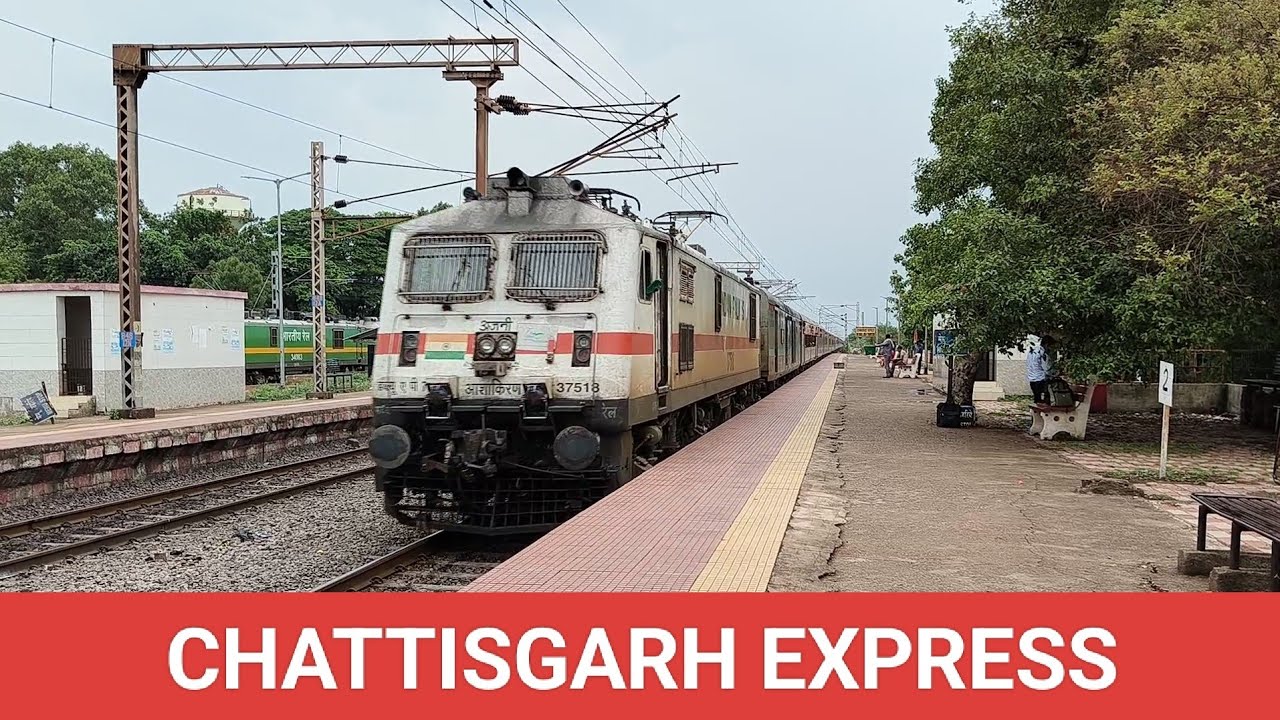 18237 Korba Amritsar Chattisgarh Express - YouTube