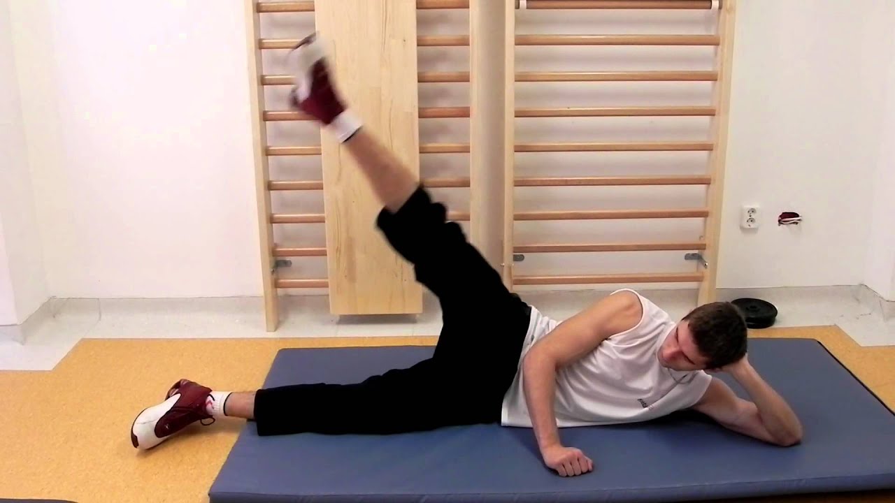 Coxarthrosis treatment - leg lift - YouTube