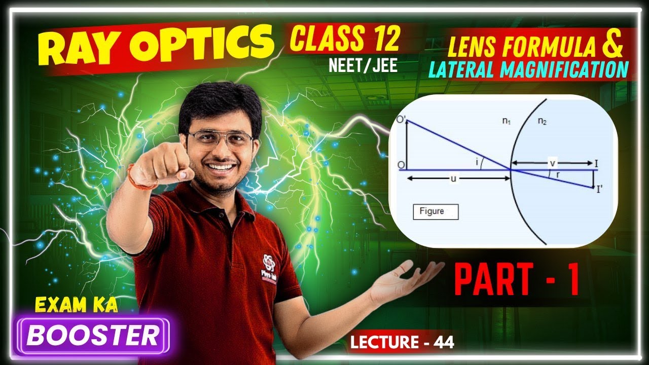 Class 12 Board: Lens Formula & Lateral Magnification | Ray Optics NEET ...