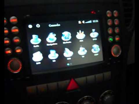 autoradio dynavin per slk - YouTube