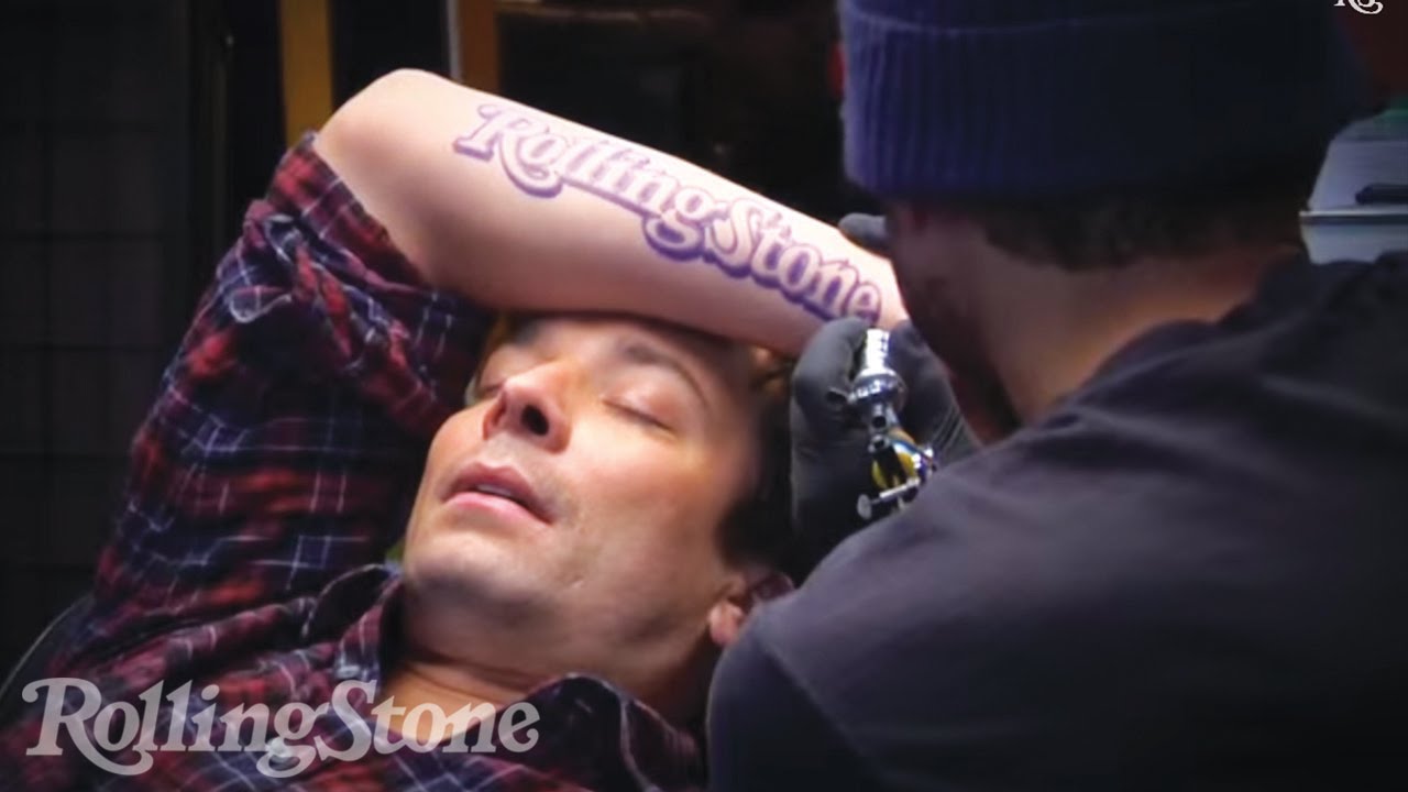 Jimmy Fallon Hand Tattoos