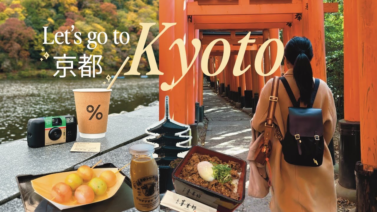 early autumn in kyoto 🍂 | visiting shrines, cafe hopping, and minoh ...