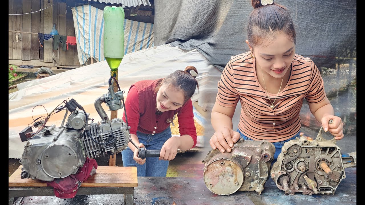 genius girl repair restore and rebuild all 110cc motorcycle engines ...