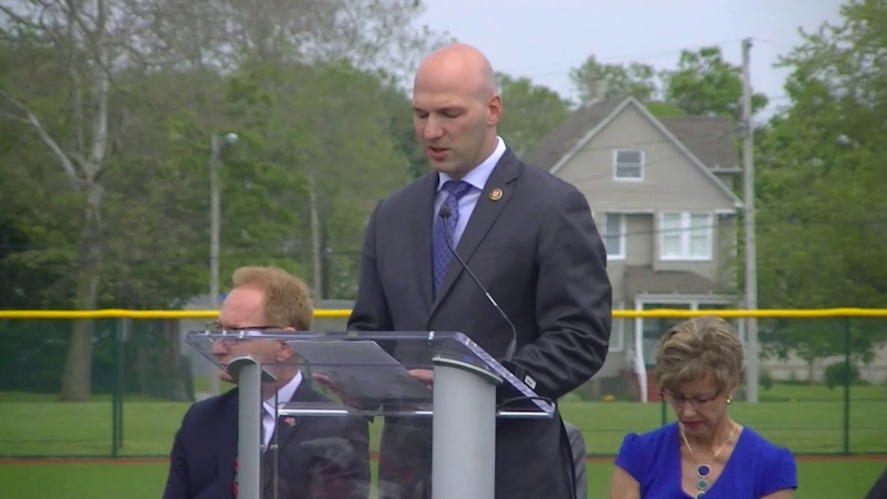 Rep Anthony Gonzalez - D-Day 75th remembrance at League Park in ...