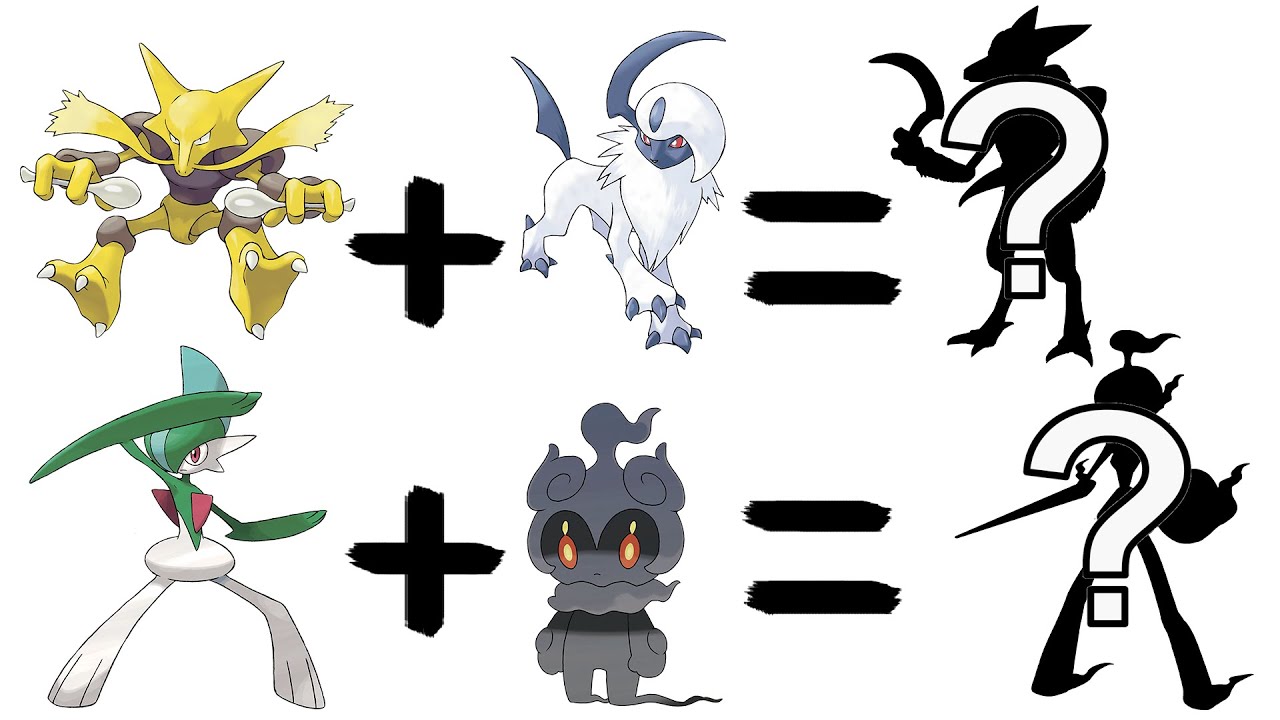 Pokémon Fusion #4: Absol x Alakazam and Gallade x Marshadow - YouTube