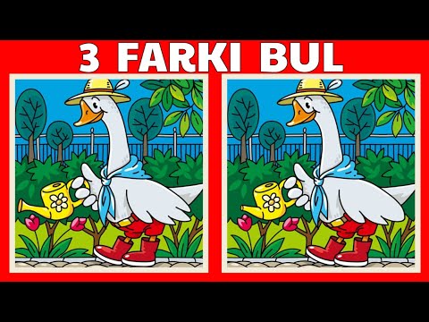 %90 Bulamıyor 3 FARKI BUL ❗FOTOĞRAF BULMACALARI #151