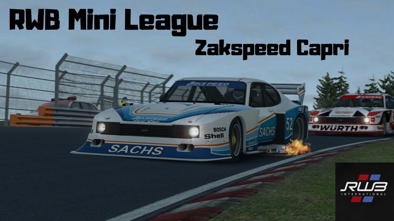RaceRoom - RWB Mini League 9/1/20 - Zakspeed Capri - YouTube