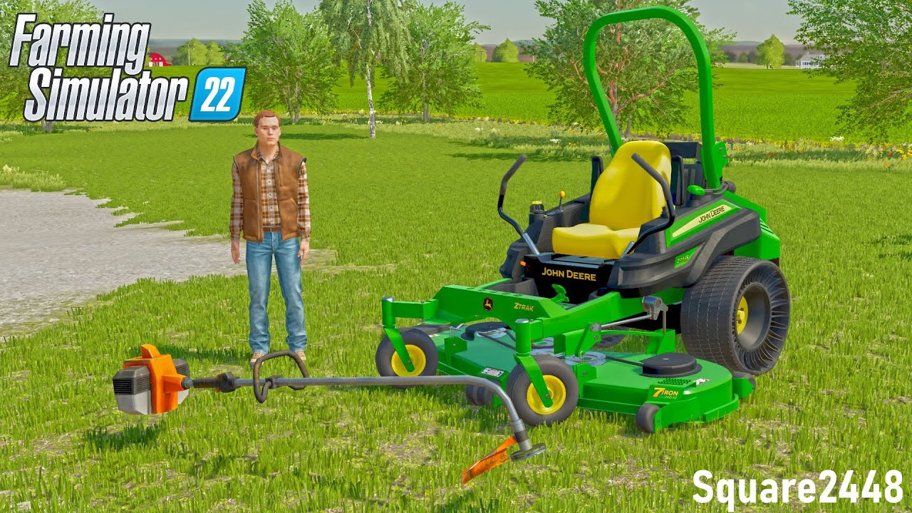 Airless Tires On Zero Turn?! + Weed Eating! (Mowing Lawns) | Lawn Care ...