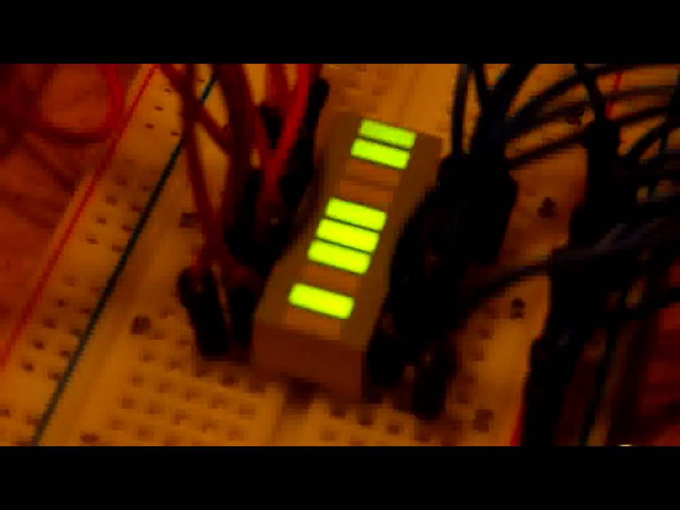 Arduino bargraph display - YouTube