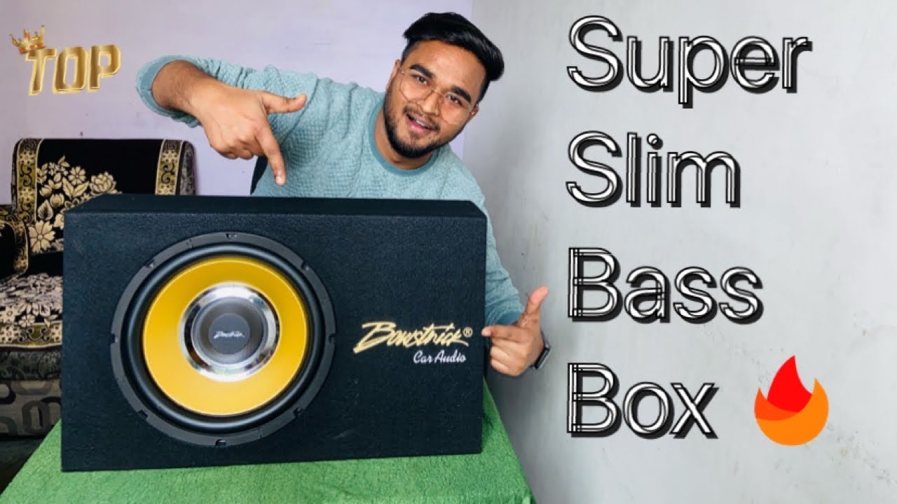 BOWSTRICK ACTIVE SUPER SLIM BASS BOX 6500 WATT UNBOXING🎁👌🔥 - YouTube