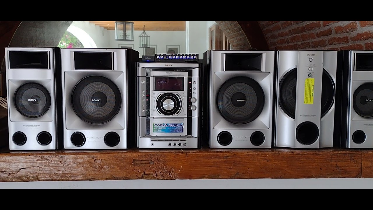 SONY GENEZI MHC_ GNX88 súper sonido - YouTube