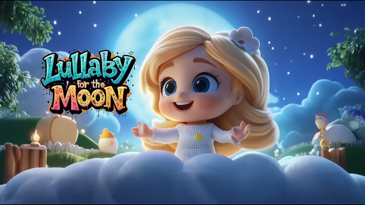 Lullaby for the Moon 🌙 | Soothing Voice & Relaxing Sleep Music ...