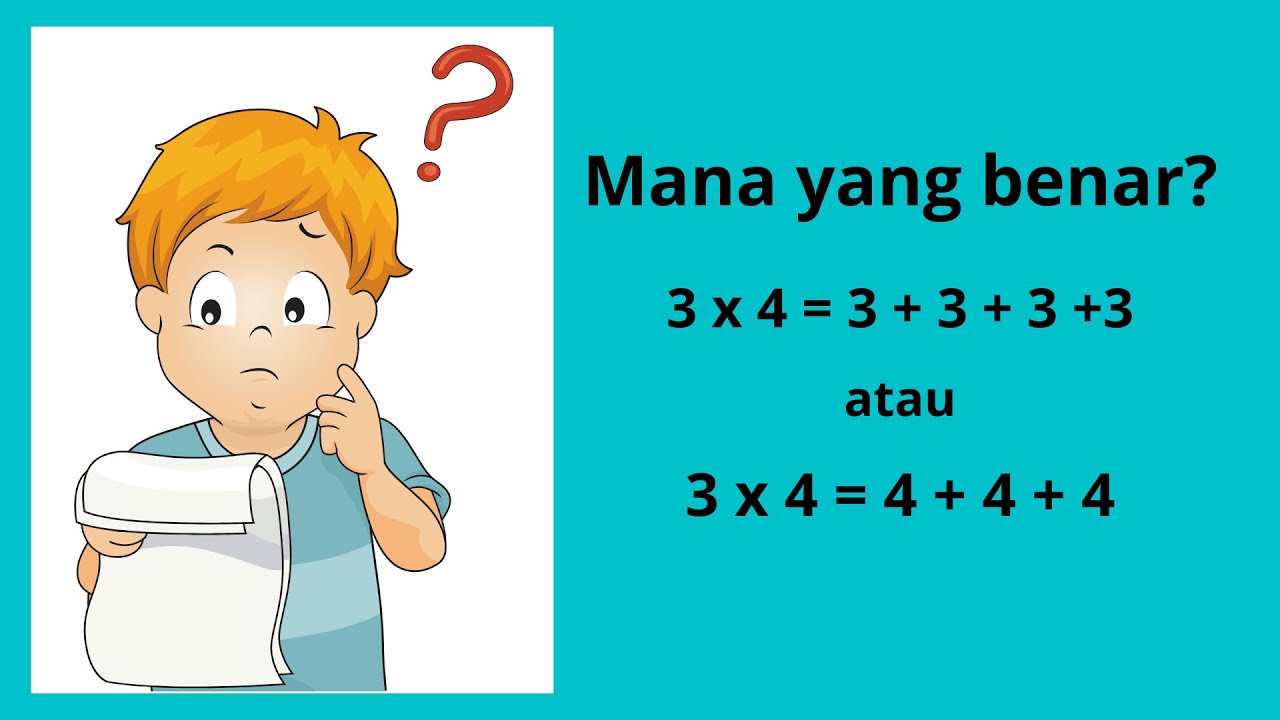 Belajar Matematika Konsep dasar Perkalian yang Benar || Penjumlahan ...