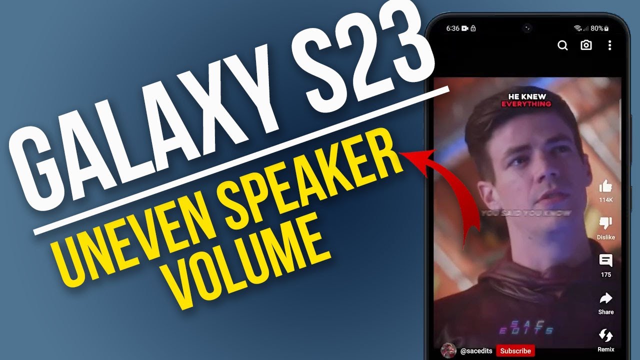 How to Fix Galaxy S23 Uneven Speaker Volume - YouTube