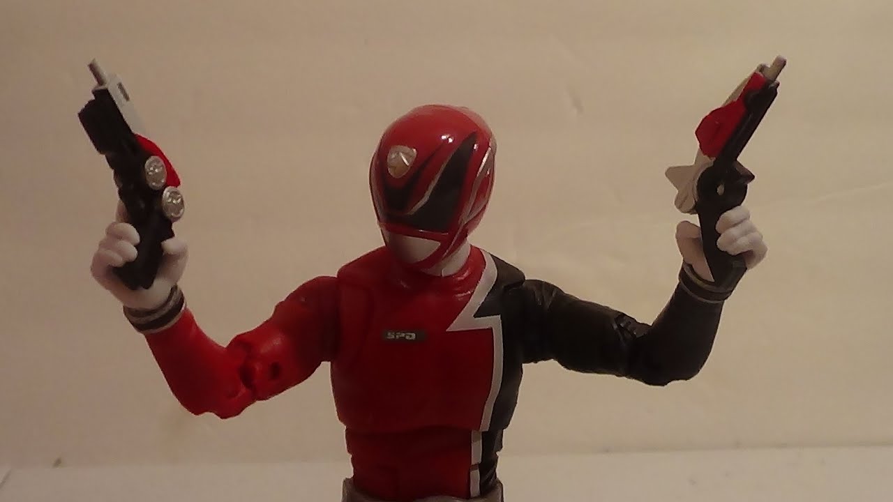 SPD Red Ranger Power Rangers Lightning Collection Action Figure Review ...