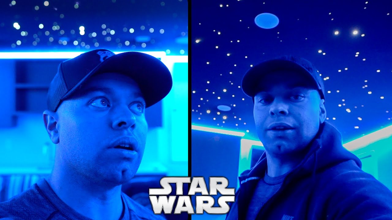 My Star Wars Star Ceiling is DONE - YouTube