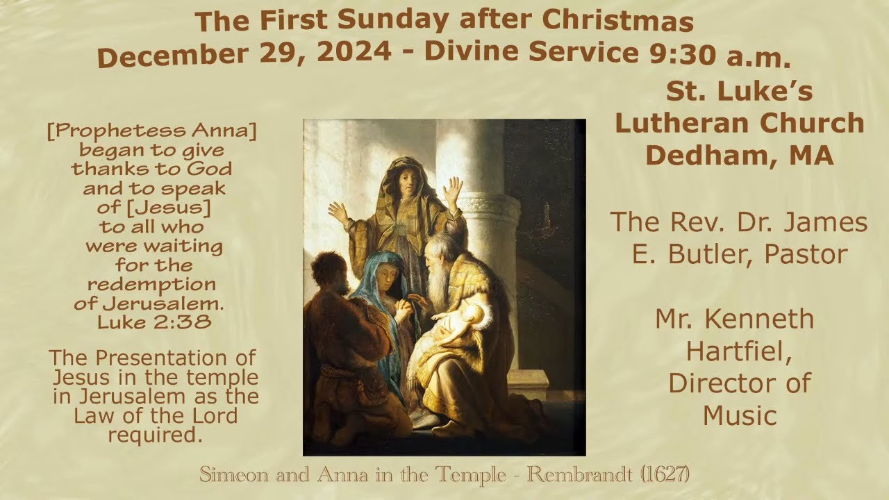 First Sunday after Christmas - YouTube
