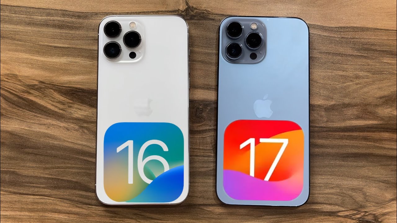 iOS 16 vs iOS 17 on iPhone 13 Pro Max - YouTube