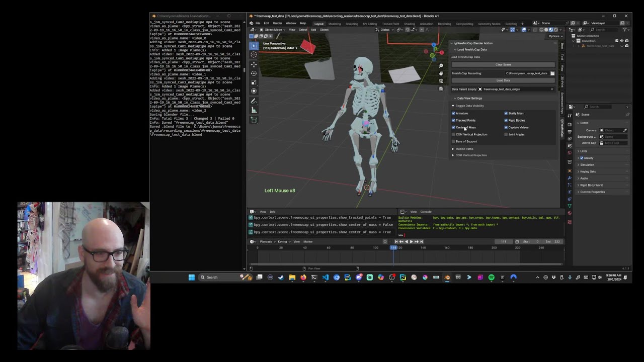 Adding Visualization tool panels to the FreeMoCap Blender Addon (v2024 ...