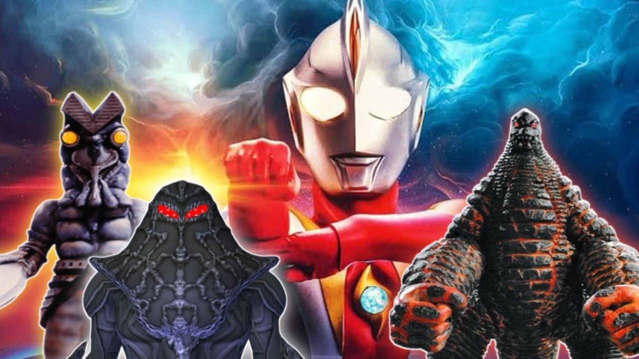 Ultraman cosmos vs ex Redking, chaos waroga, Alien Baltan - YouTube