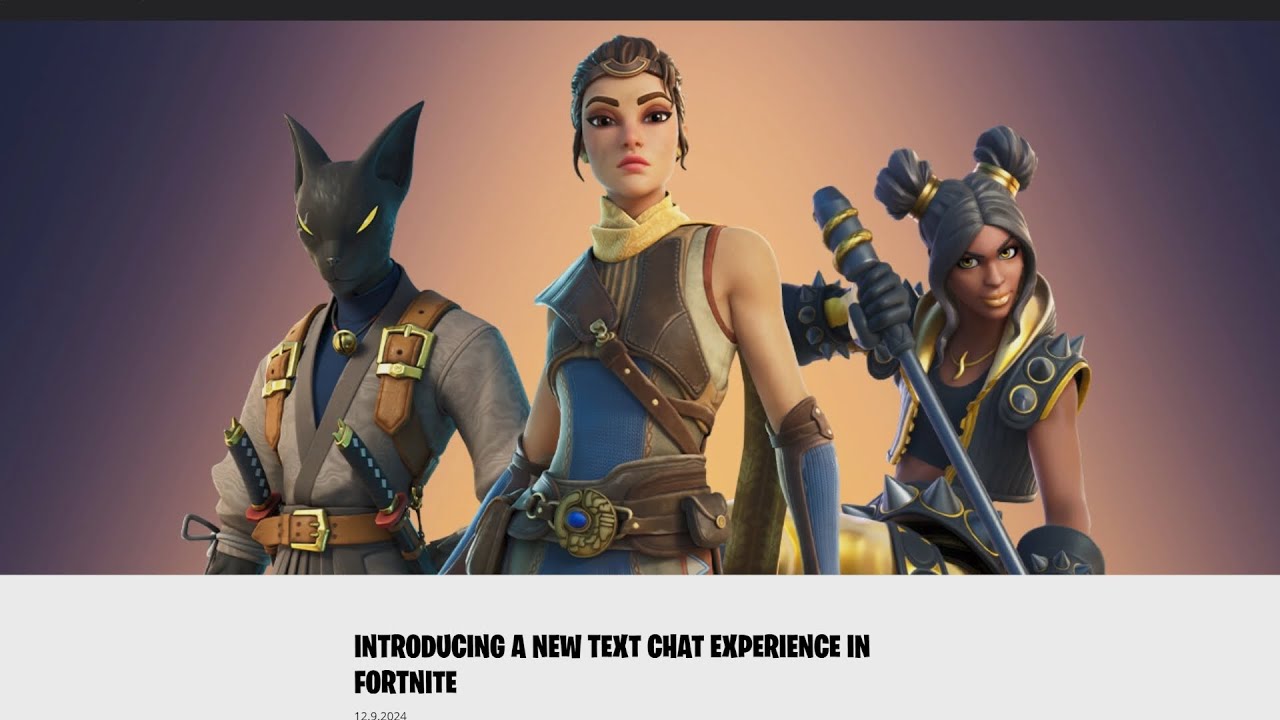 Fortnite updates: text chat, balance updates and lego fortnite brick ...