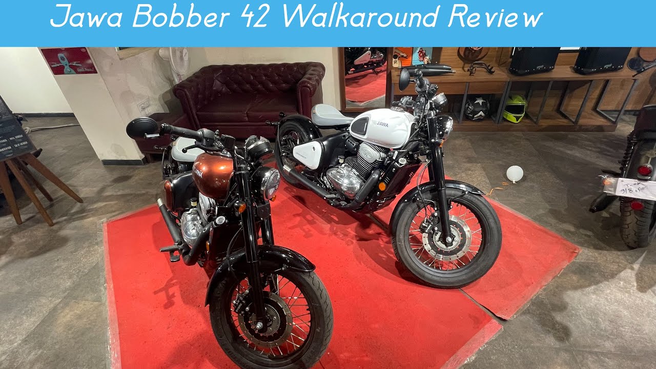 JAWA Bobber 42 Full walkaround Review | Old Washermenpet | Strange EYE ...
